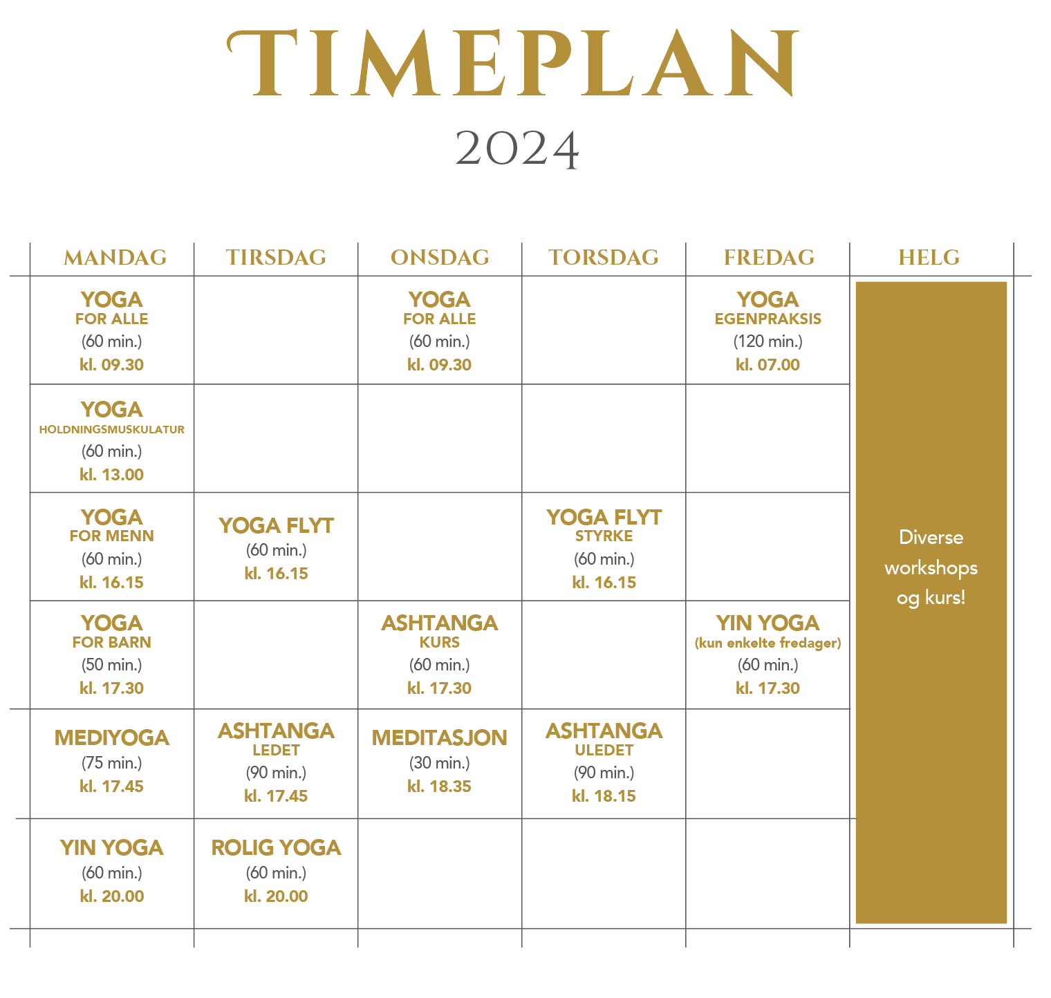 YOGA & HELSE – Yoga, meditasjon og behandlinger i Ålesund